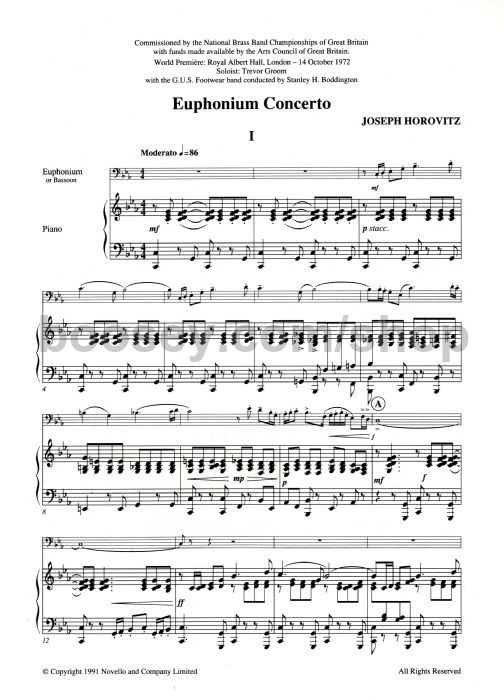 Joseph Horovitz - Euphonium Concerto