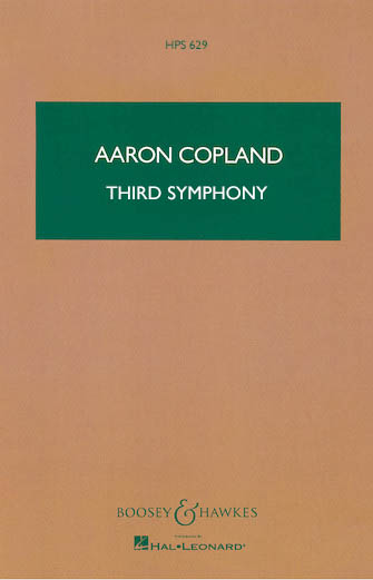 Aaron Copland - Symphony 3 (Study Score - Hawkes Pocket Score 629)