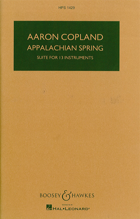 Aaron Copland - Appalachian Spring (Study Score - Hawkes Pocket Score 1429)