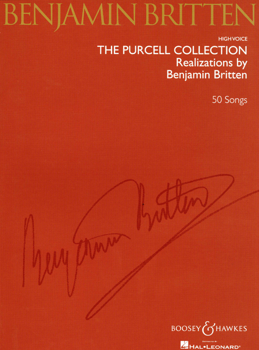 Henry Purcell (Benjamin Britten) - The Purcell Collection (High voice ...