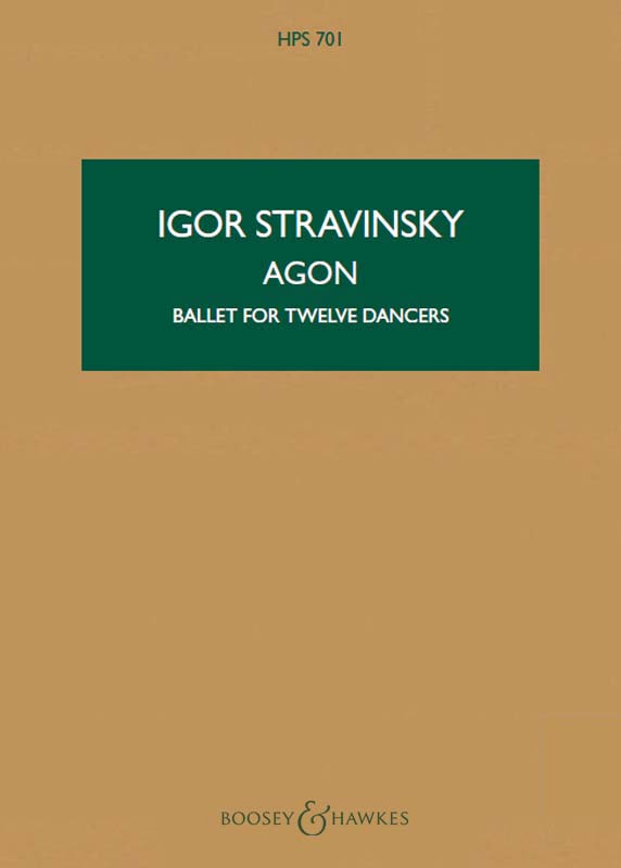 Igor Stravinsky - Agon (Hawkes Pocket Score - HPS 701)