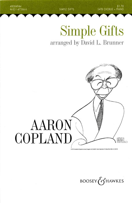 Aaron Copland - Simple Gifts (SATB & Piano)