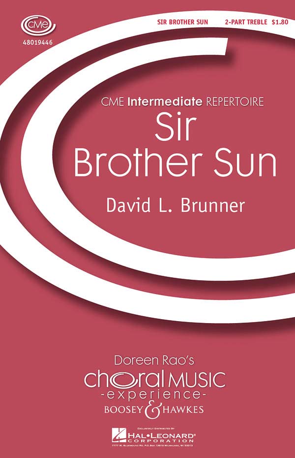 David Brunner - Sir Brother Sun (SA & Piano)