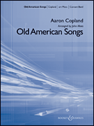 Aaron Copland - Old American Songs (Band Score & Parts)