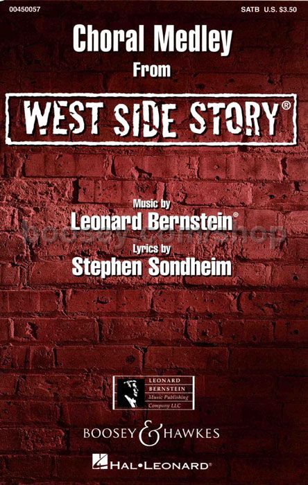 Leonard Bernstein West Side Story Choral Medley Satb Medley
