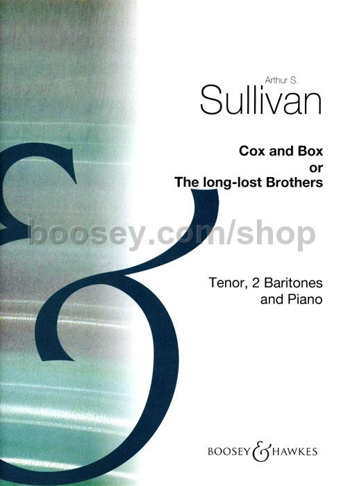 Sullivan, Arthur & Burnand, Francis C - Cox and Box (Vocal Score) (English)