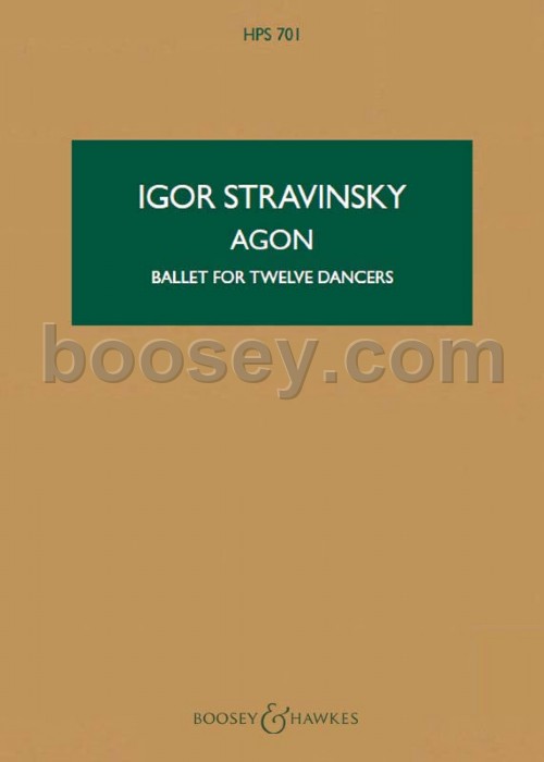 Igor Stravinsky - Agon (Hawkes Pocket Score - HPS 701)