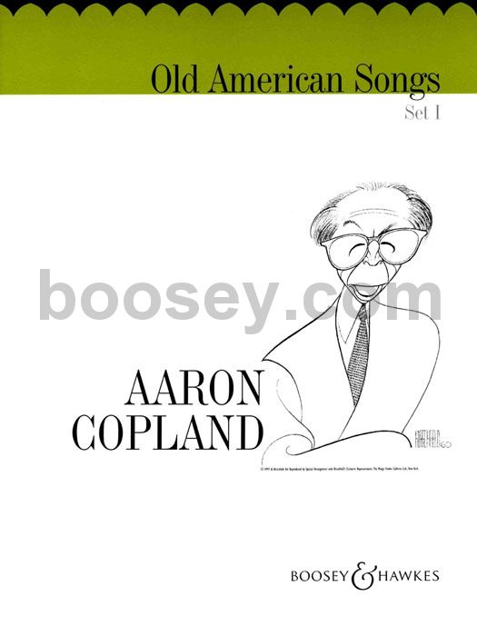 Aaron Copland - Old American Songs (set 1) - medium voice & piano