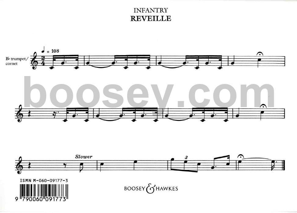 Reveille Trumpet Sheet Music