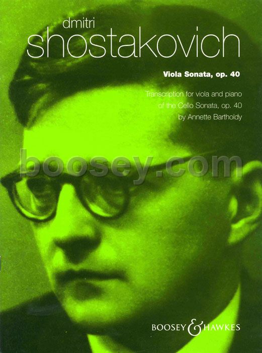 Dmitri Shostakovich (Annette Bartholdy) - Viola Sonata Op. 40 (Viola ...