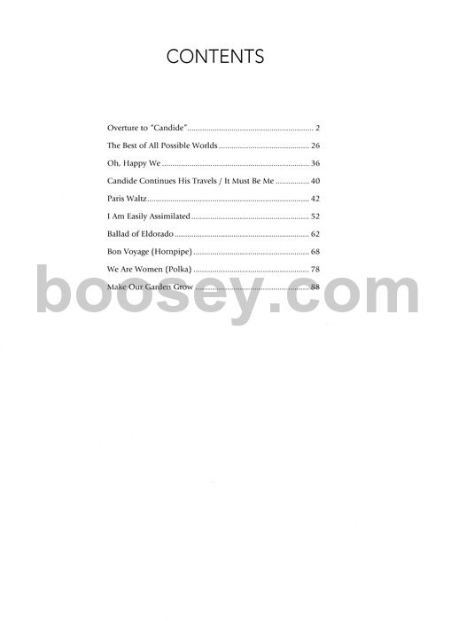 Leonard Bernstein (Charlie Harmon) - Ten Selections from Candide (Piano ...