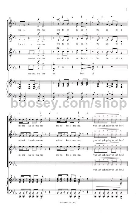 Jim Papoulis - Kusimama (SATB)