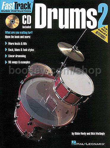 Fast Track Drums 2 (Book & CD)