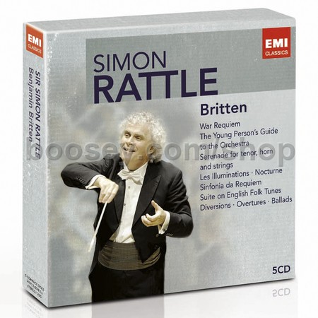 Benjamin Britten - Simon Rattle Conducts: Britten Orchestral Works (EMI Classics Audio CD x5)