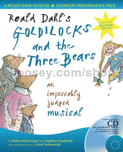 Roald Dahl's Goldilocks & The 3 Bears (Book & CD) - Roald Dahl