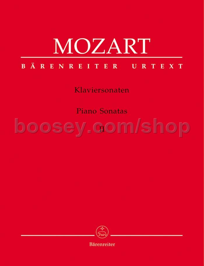 Wolfgang Amadeus Mozart - Complete Piano Sonatas - Vol.2 (Nos. 10-18) Urtext Edition