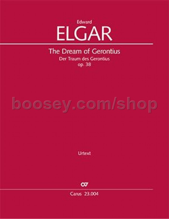 Elgar, Edward - The Dream Of Gerontius (Score)