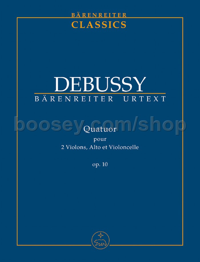 Claude Debussy - String Quartet Op 10 (study score) Claude Debussy - String Quartet Op 10 (study score)